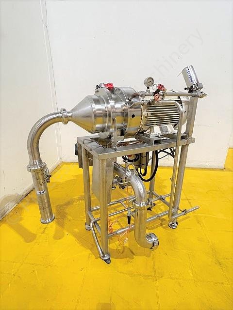 Used 18.5kw Romaco FrymaKoruma ML 180 Inline Perforated Disc Mill|PPM Ltd