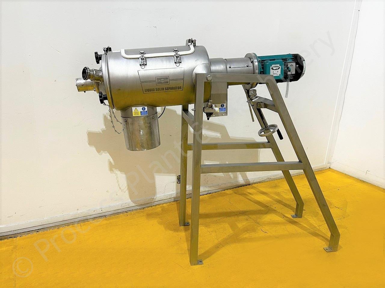 Used Russell Finex 17450 Rotary Sieve Cheese Curd Fines Saver/Separator ...