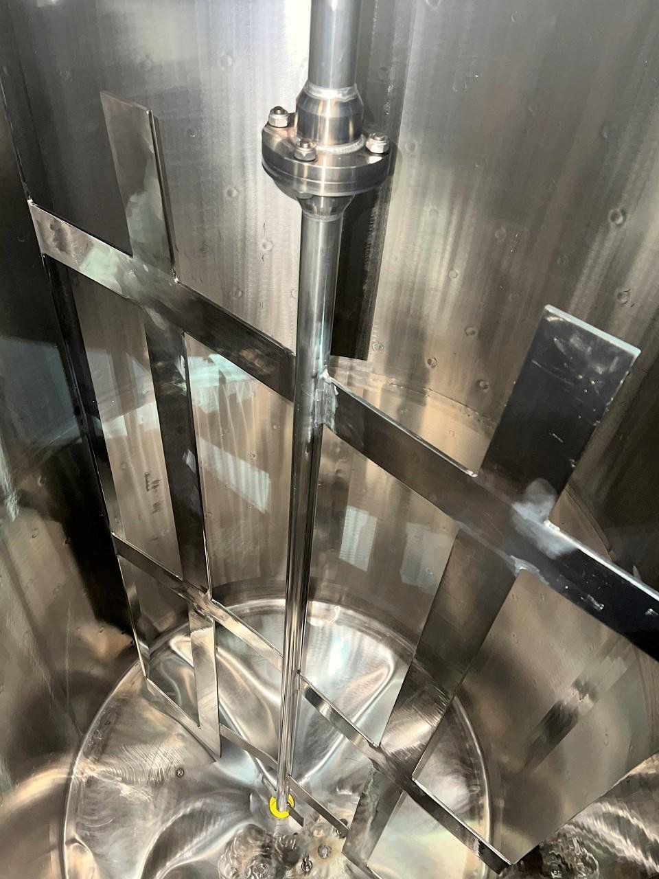 2,000 Ltr Jacketed Tank with Top-Mounted Full-Sweep Mixer | PPM Ltd