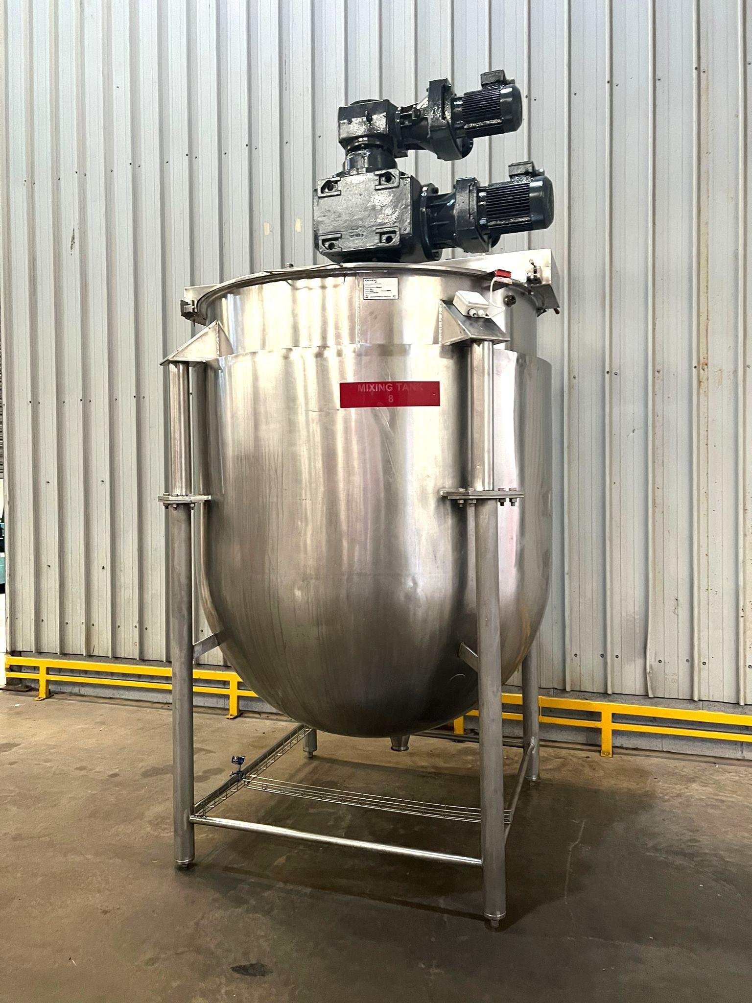 3,000 Ltr Jacketed Tank with Contra-Rotating Mixer | PPM Ltd