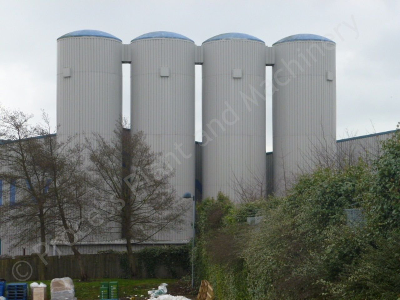Used 215,000 Ltr Stainless Steel Insulated & Clad Liquid Storage Silo ...