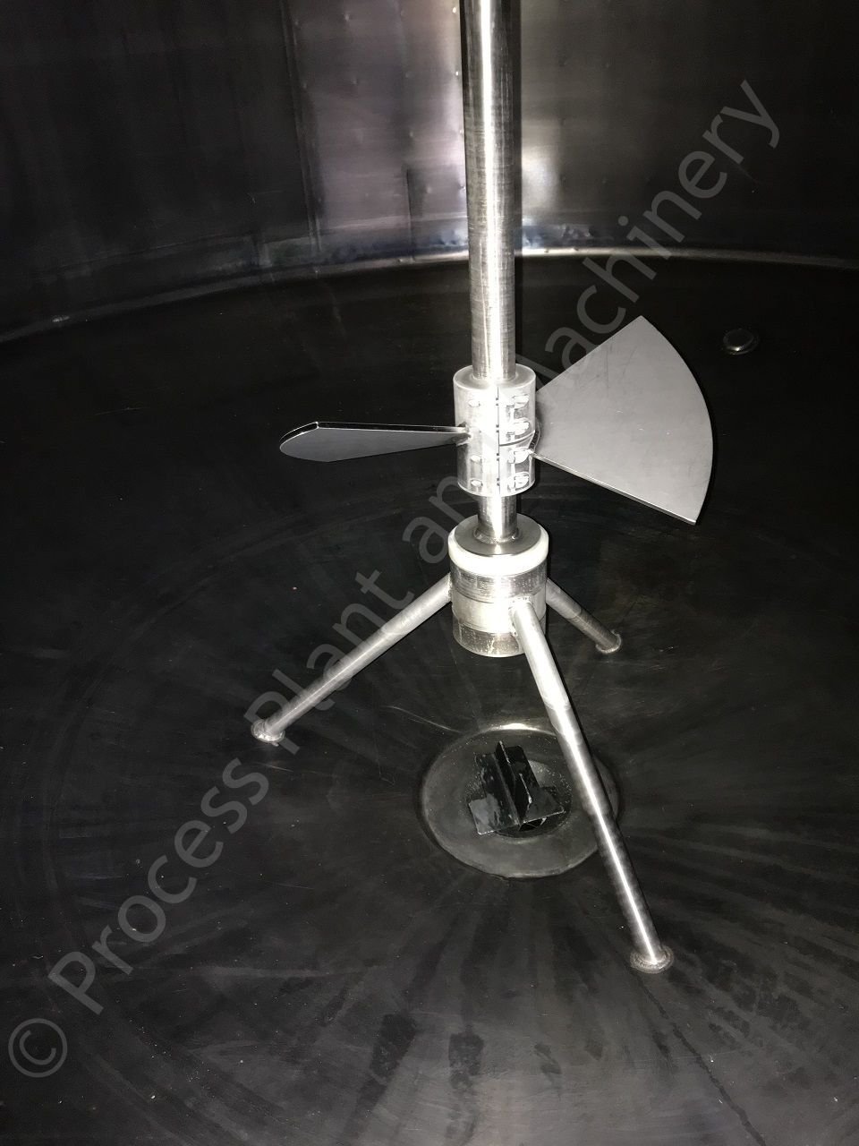 Used 10,000 Ltr Stainless Steel Jacketed Tank with Top-Paddle Mixer|PPM Ltd