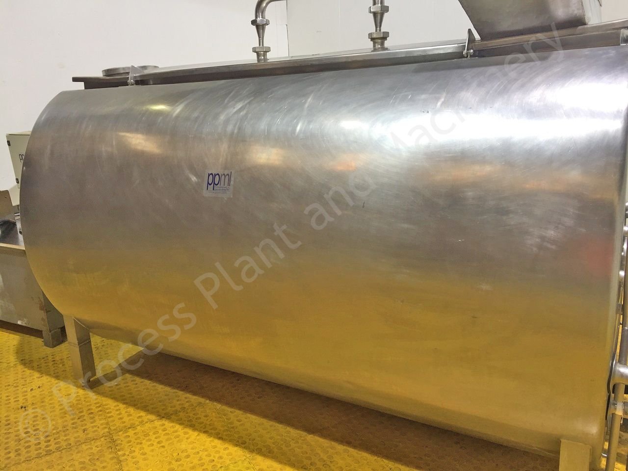 Used 3,000 Ltr Damrow Jacketed Cottage Cheese Creamer Vat | Process ...