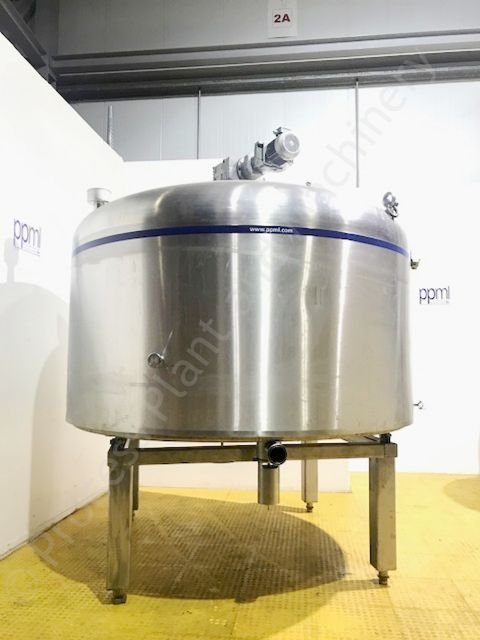 Used 7,500 Ltr Stainless Steel Jacketed Cheese Vat|PPM Ltd