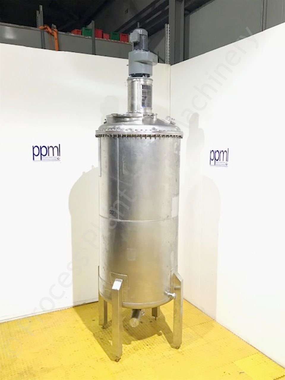 Used 1,500 Ltr GEA Stainless Steel Jacketed Tank with Scraped Surface ...