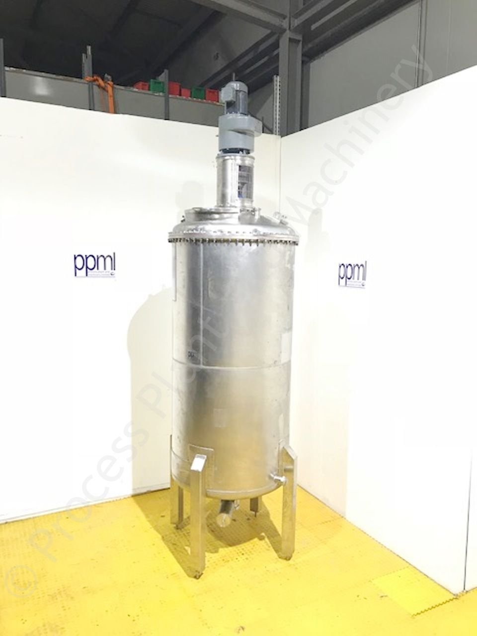 Used 1,500 Ltr GEA Stainless Steel Jacketed Tank with Scraped Surface ...
