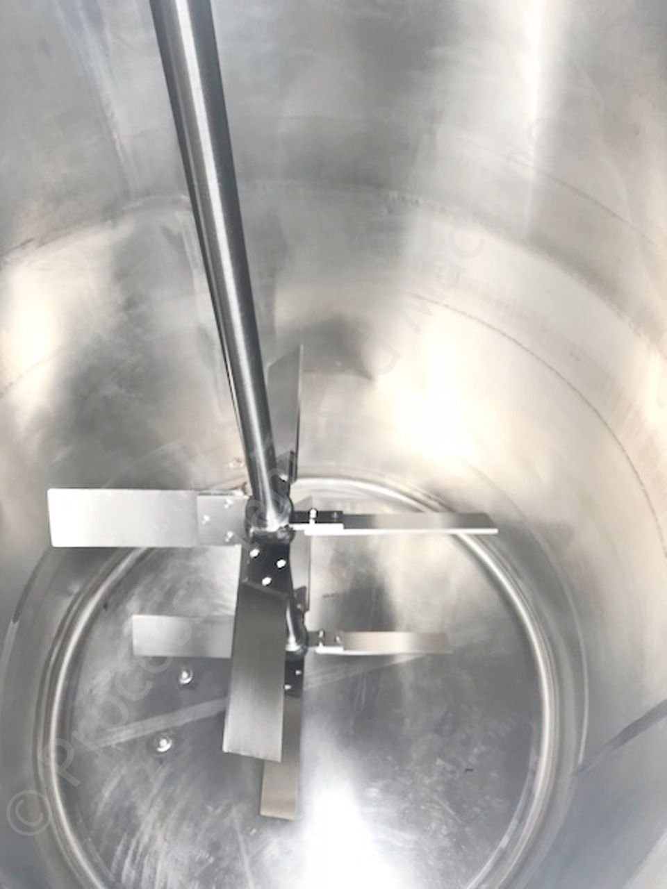 Used 8,000 Ltr Stainless Steel Insulated Tank with Multi-Paddle Mixer ...