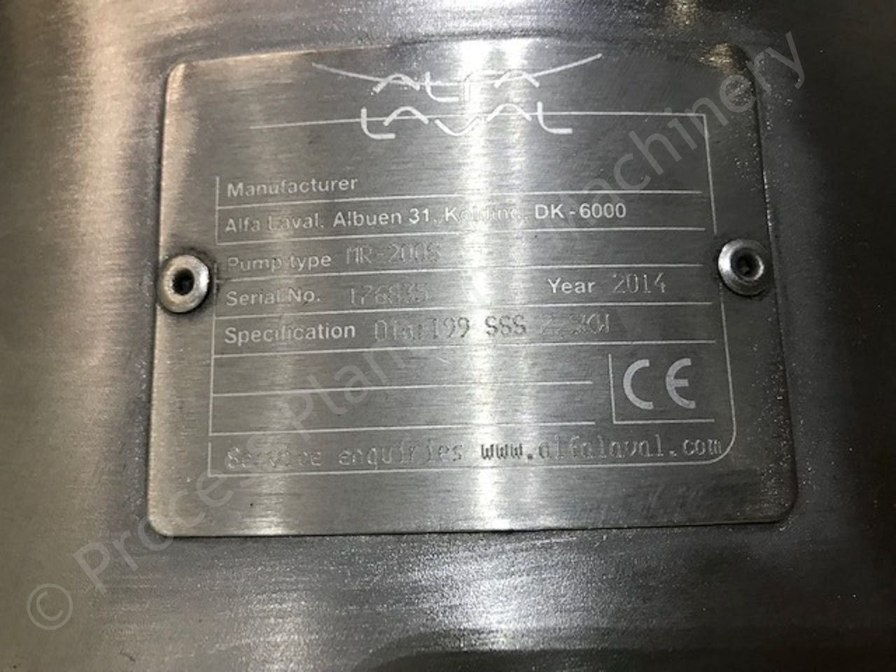 Used 7.5kw 3 Inch Alfa Laval MR 200 S Pump (2014) |PPM Ltd