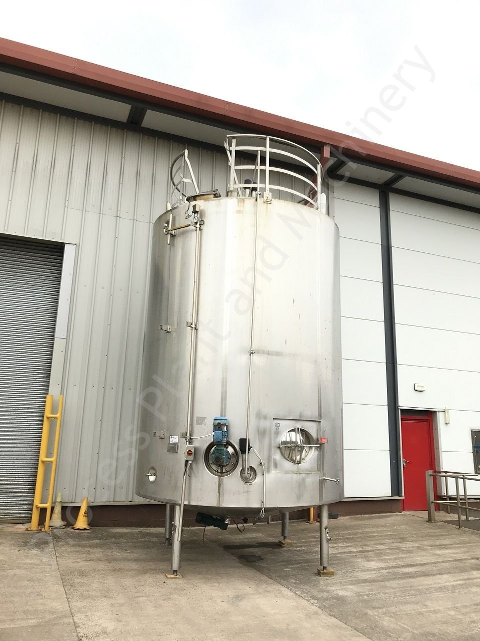 Used 25,000 Ltr 316 Grade Stainless Steel Insulated Tank with Paddle ...