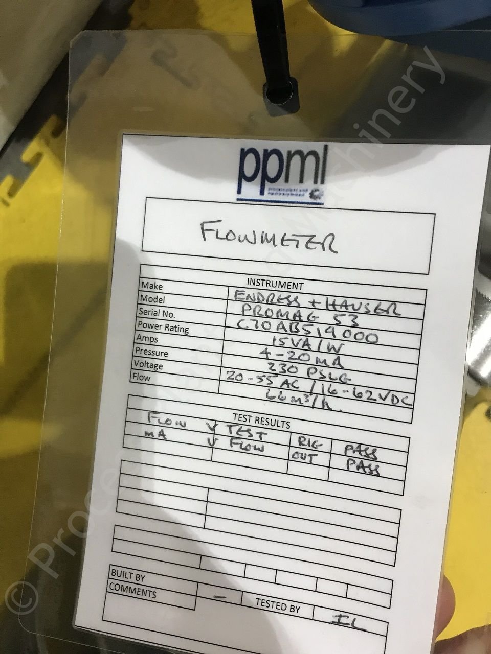Used Endress & Hauser Promag 50H Flow Meters|PPM Ltd