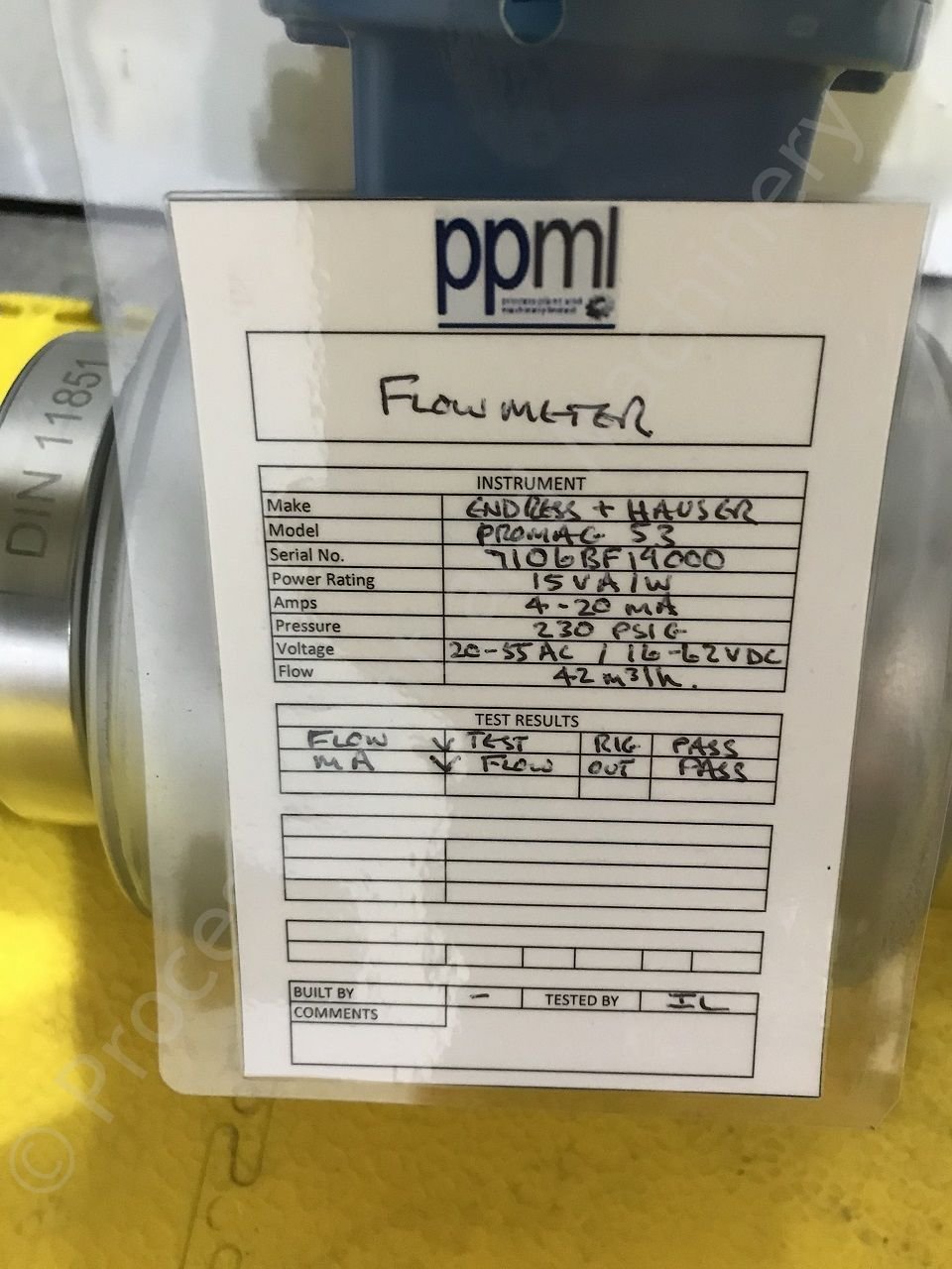 Used Endress & Hauser Promag 50H Flow Meters|PPM Ltd