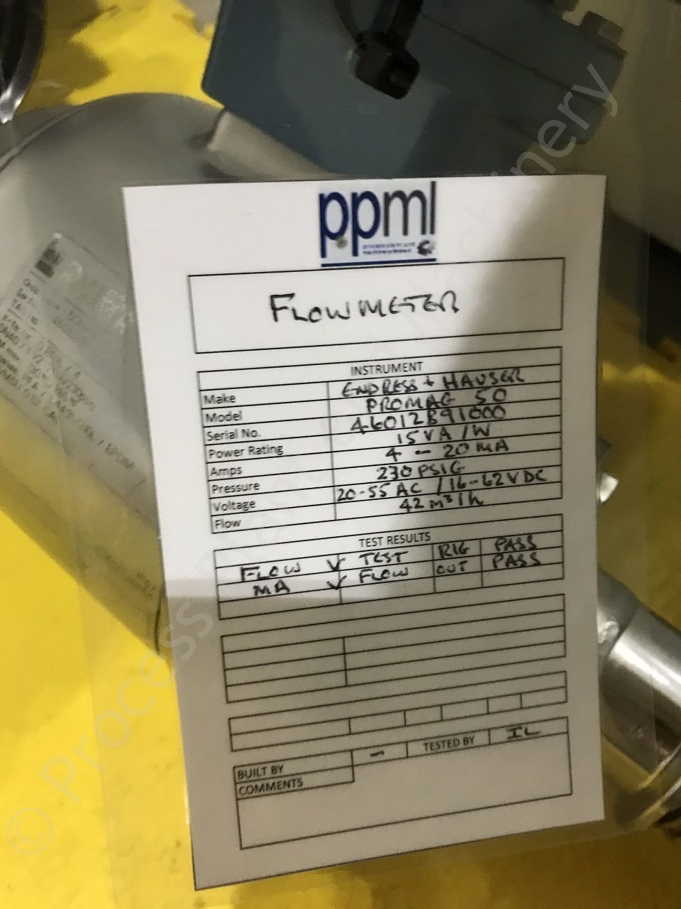 Used Endress & Hauser Promag 50H Flow Meters|PPM Ltd