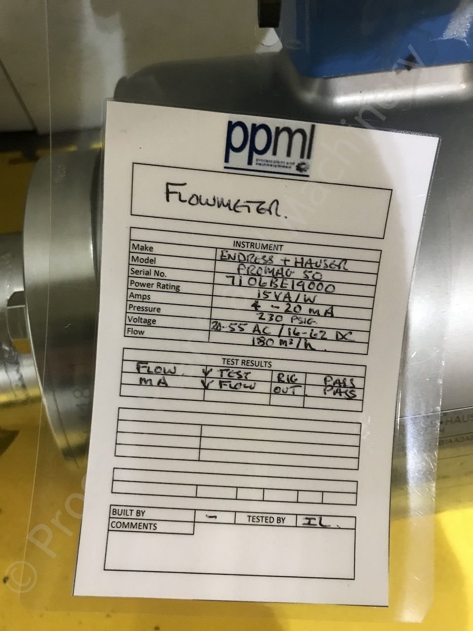 Used Endress & Hauser Promag 50H Flow Meters|PPM Ltd