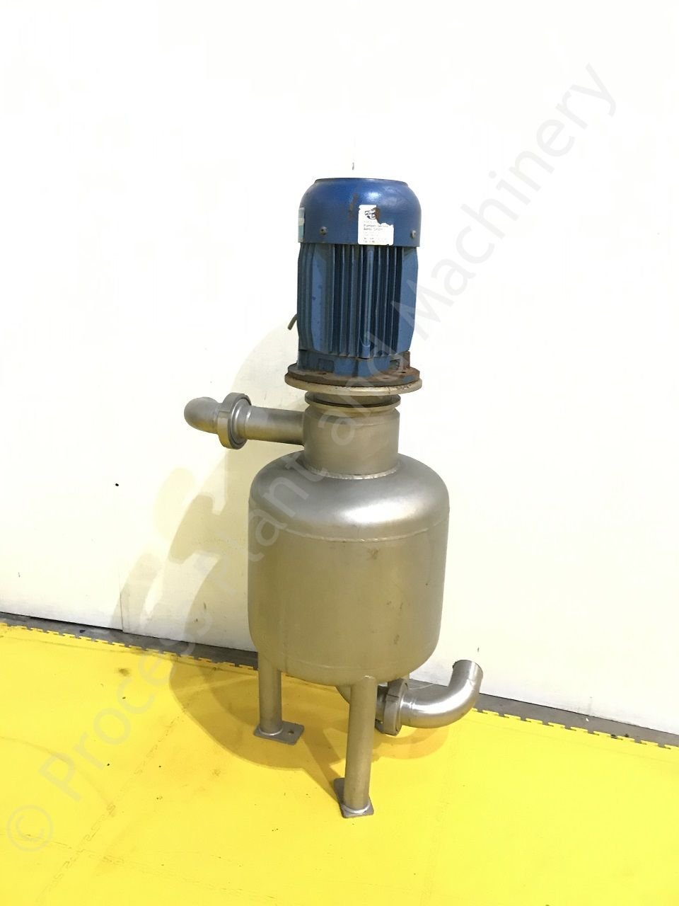 Used 20 Ltr Stainless Steel Tank with Top-Mounted Paddle Mixer|PPM Ltd