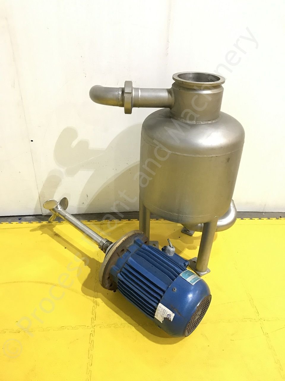 Used 20 Ltr Stainless Steel Tank with Top-Mounted Paddle Mixer|PPM Ltd