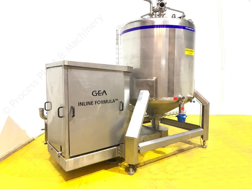 Used GEA Inline Formula SOL2 Batch High Shear Vacuum Mixer | PPM Ltd