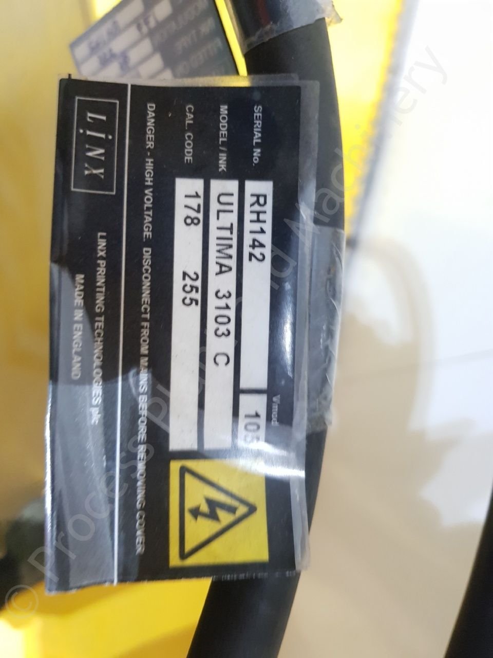 Used Linx Model 7900 Inkjet Coder with Linx Ultima Print Head | Process ...