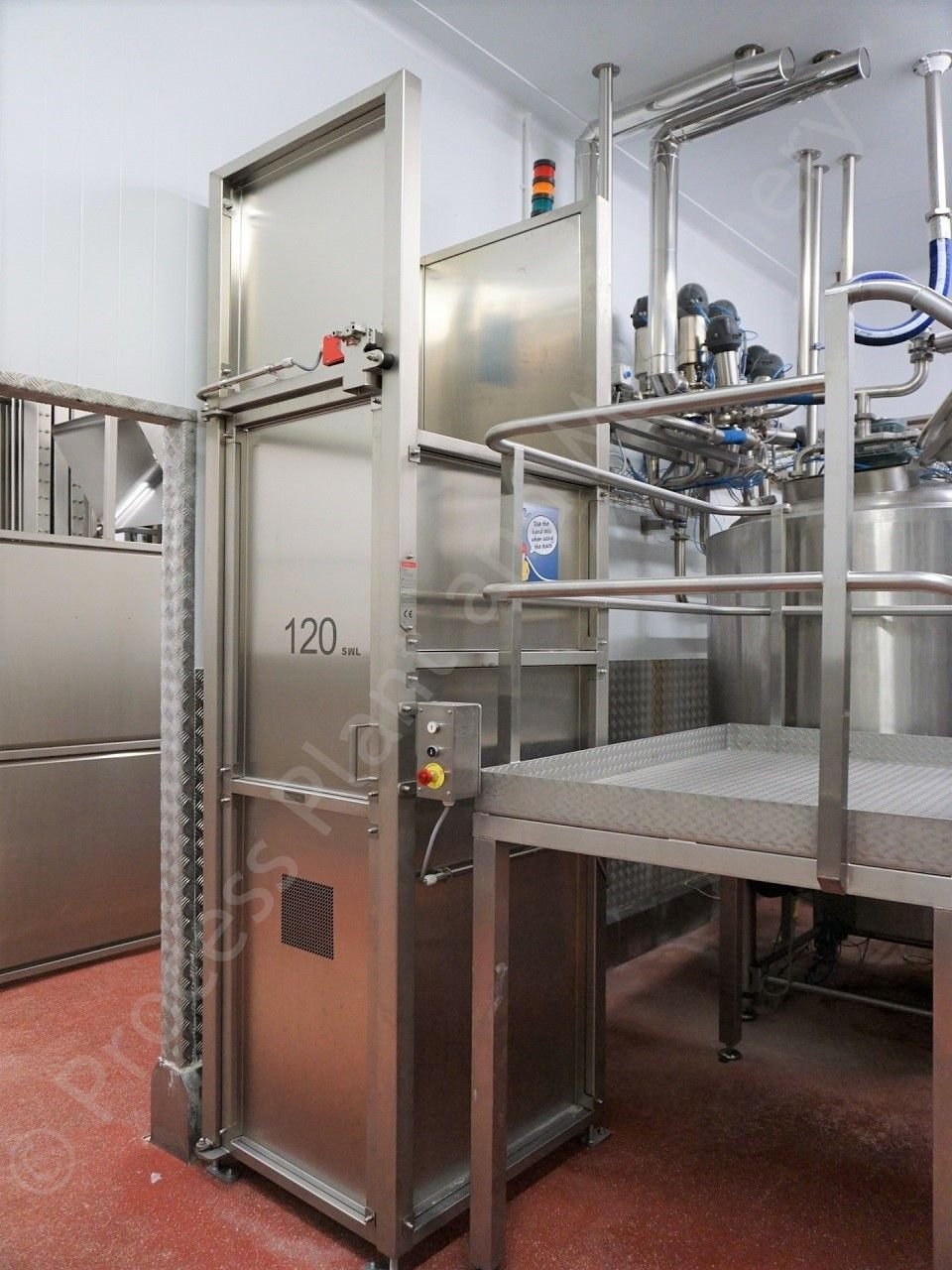 Used 120kg Syspal GE1001022 Stainless Steel Bin Lifter|PPM Ltd