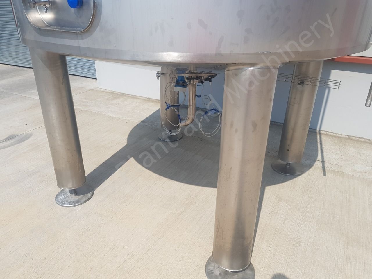 Used 5,000 Ltr Stainless Steel Insulated Vertical Storage Tank|PPM Ltd