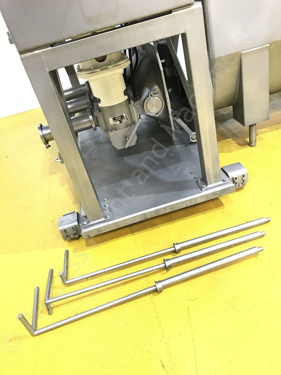 Used 7,000kg Egli EBW18 Butter Silo with Type 112 Butter Pumps ...