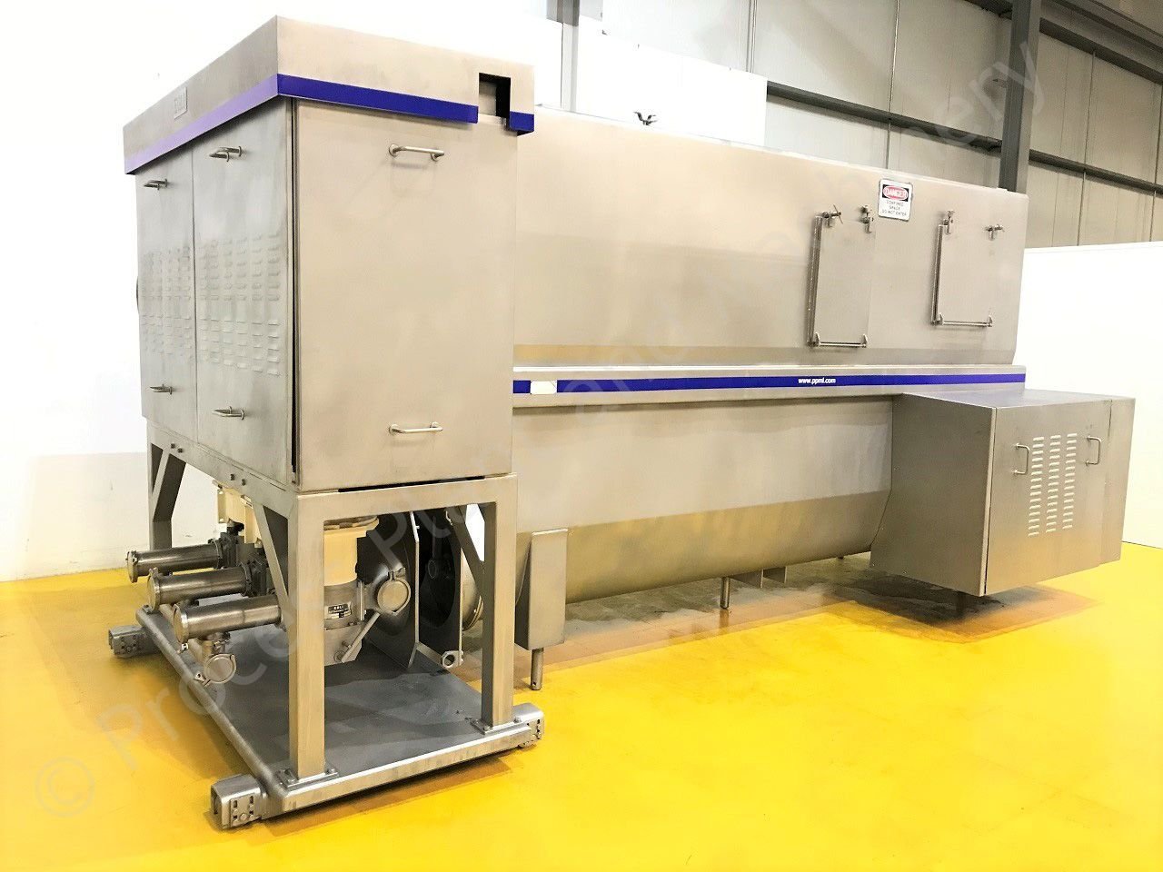 Used 7,000kg Egli EBW18 Butter Silo with Type 112 Butter Pumps ...