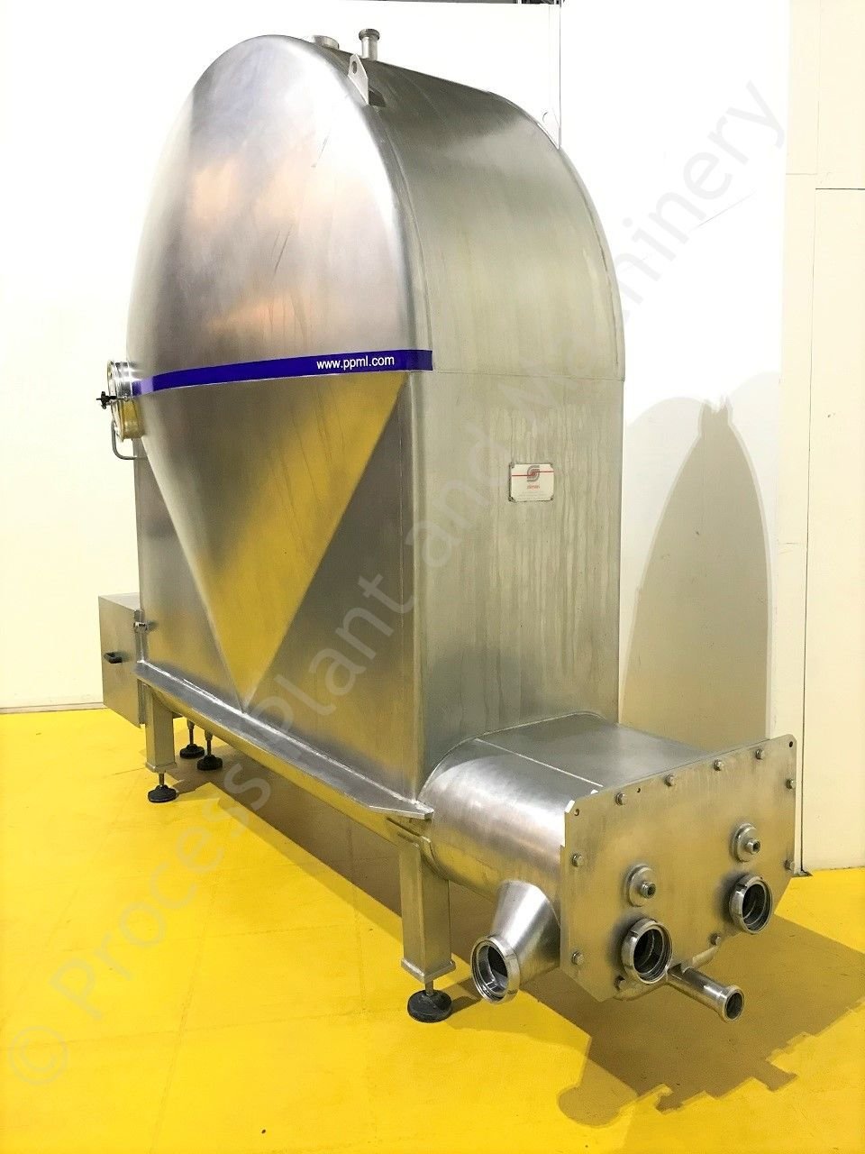 Used 3,000kg Simon Freres STRO-3000 Stainless Steel Butter Silo|PPM Ltd