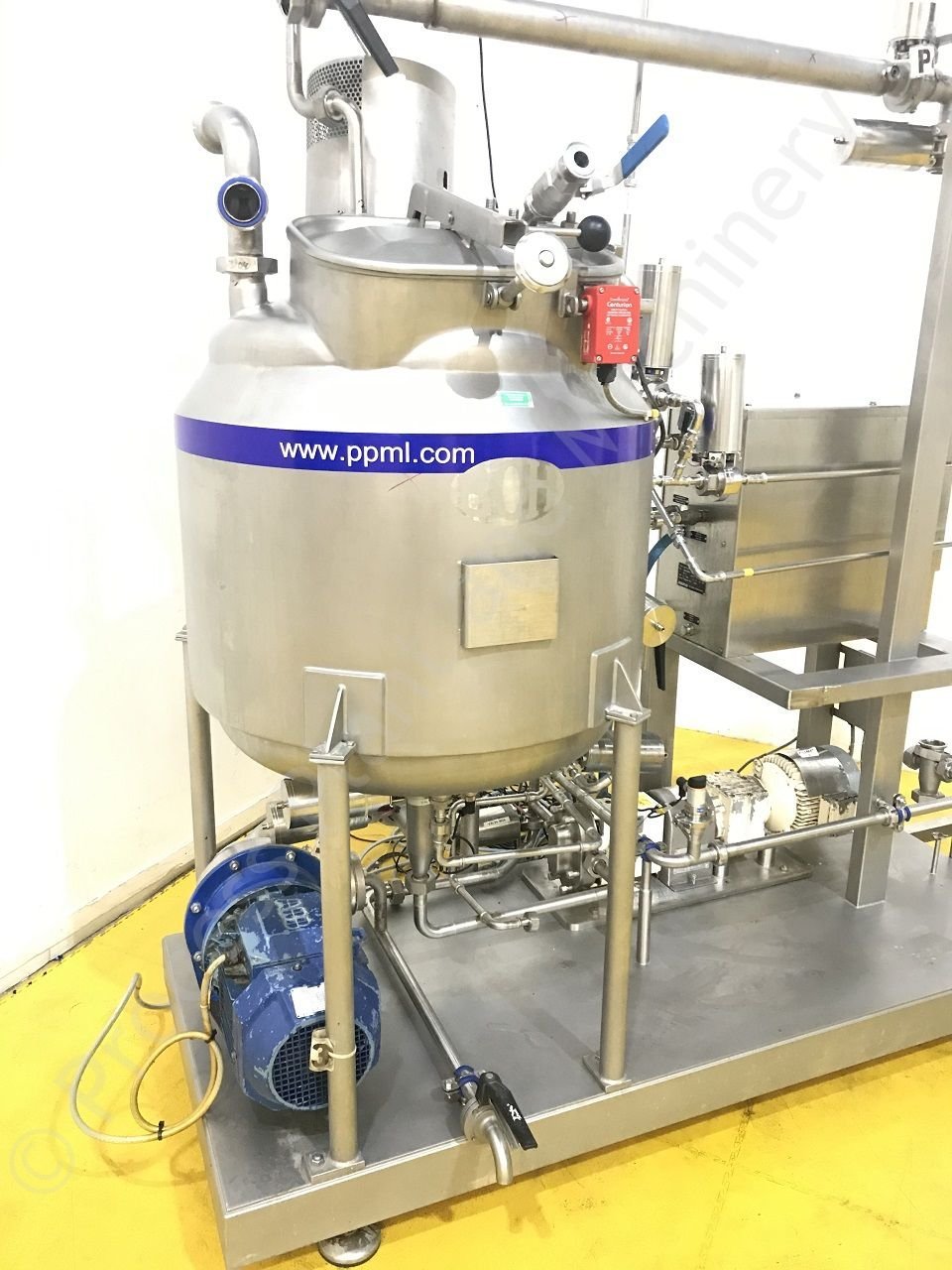 Used 150 Ltr BCH Jacketed Mixing System with Silverson Inline High ...