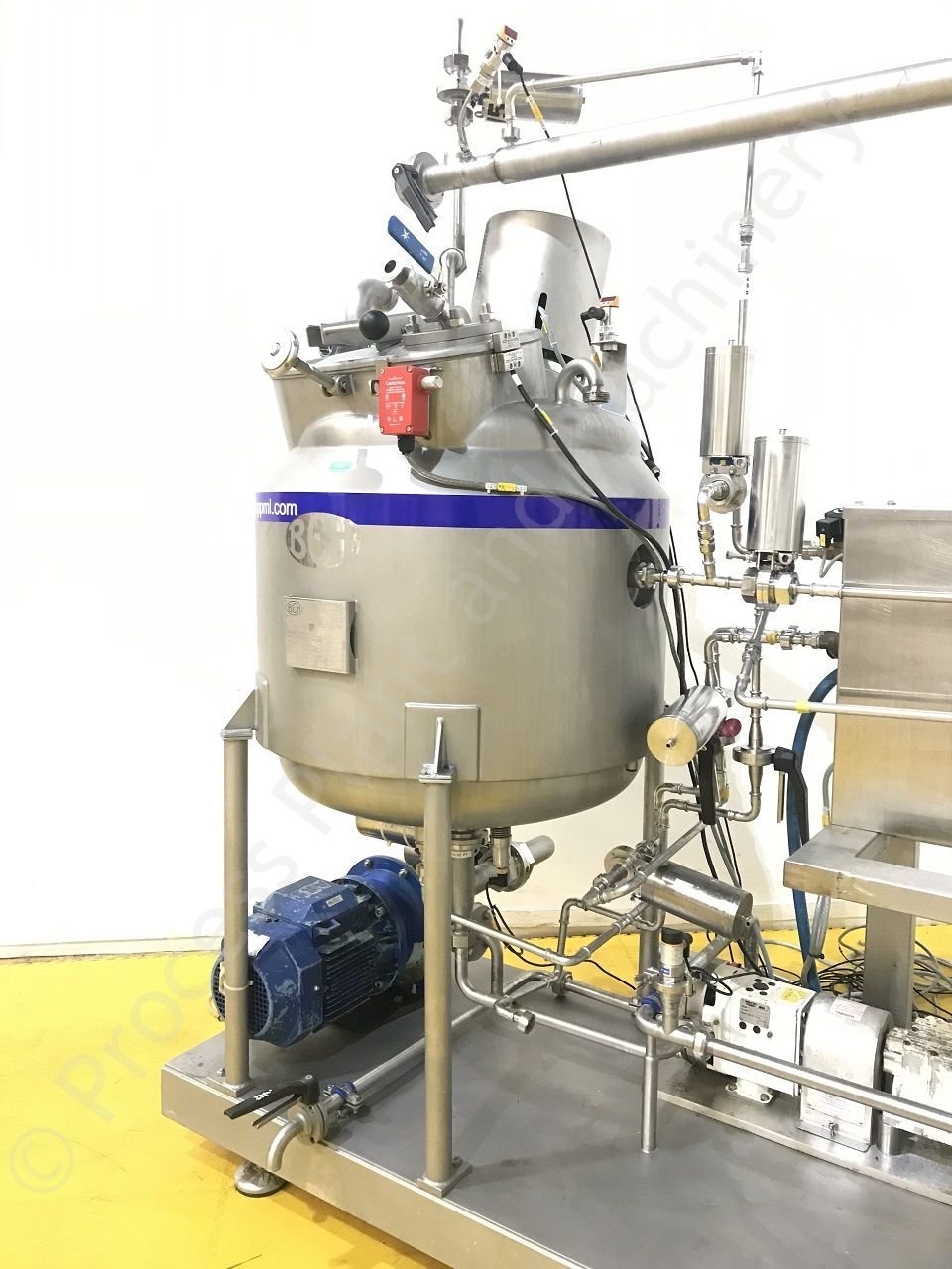 Used 150 Ltr BCH Jacketed Mixing System with Silverson Inline High ...