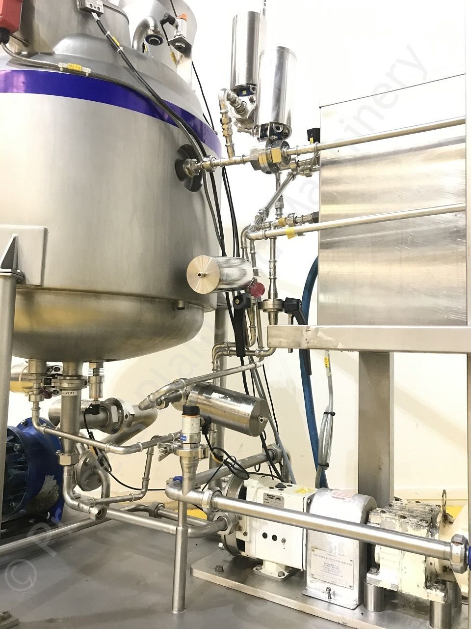 Used 150 Ltr BCH Jacketed Mixing System with Silverson Inline High ...